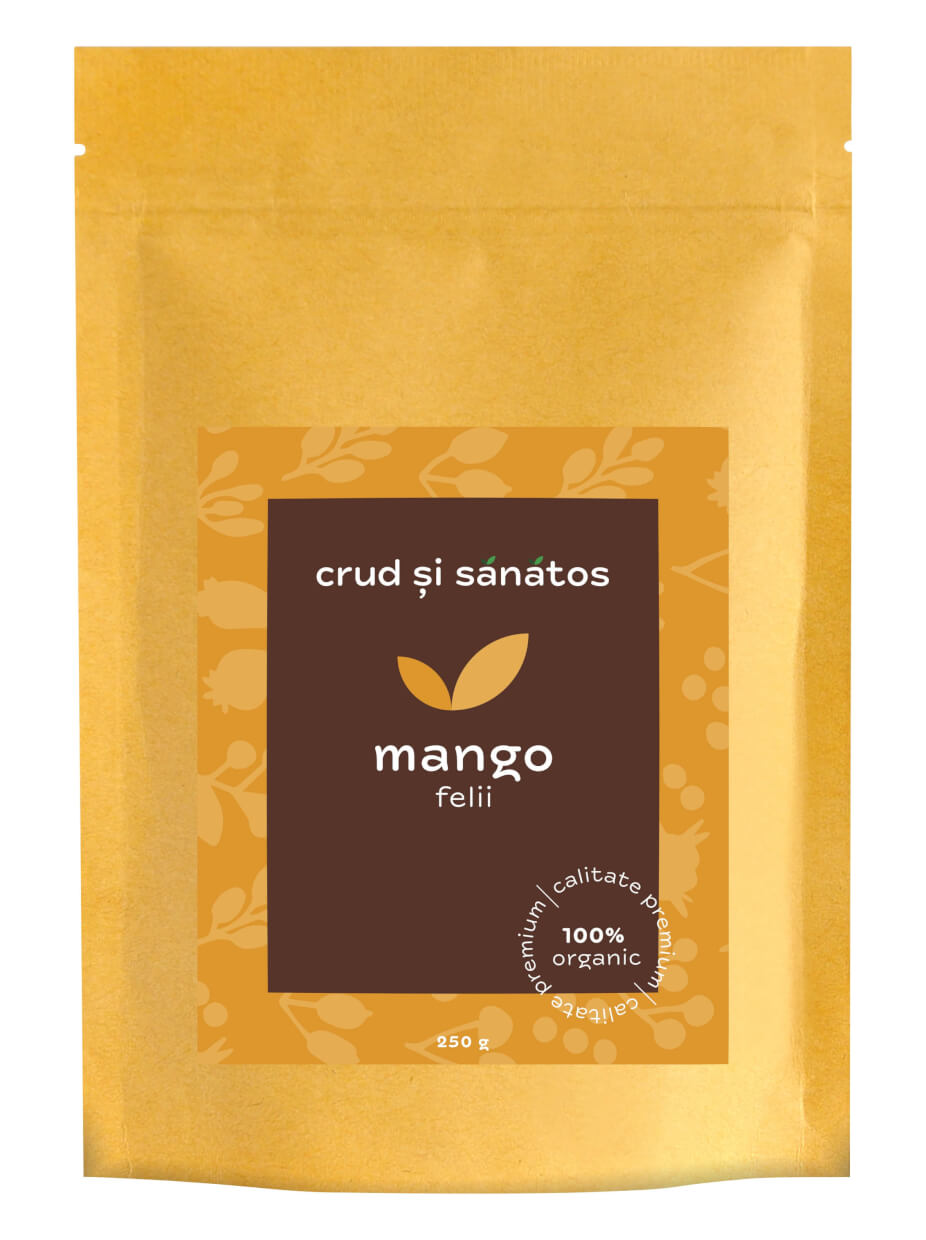 Mango Deshidratat Bio 250g, Crud și Sănătos | Brand
